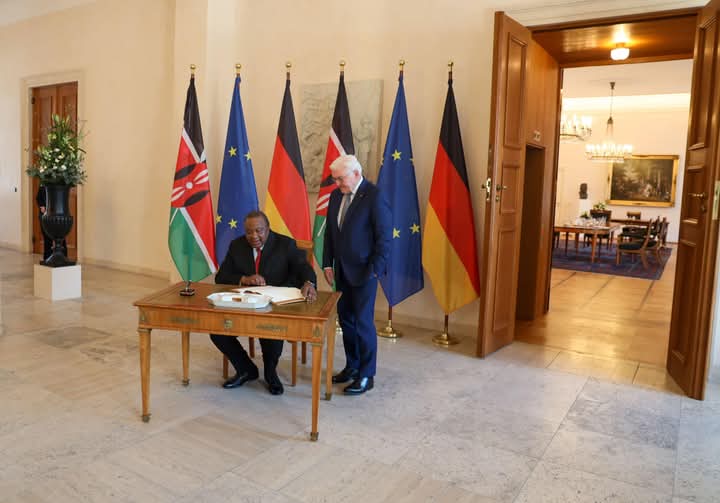 Uhuru Meets German President Frank-Walter in Berlin [Photos] | Julisha ...